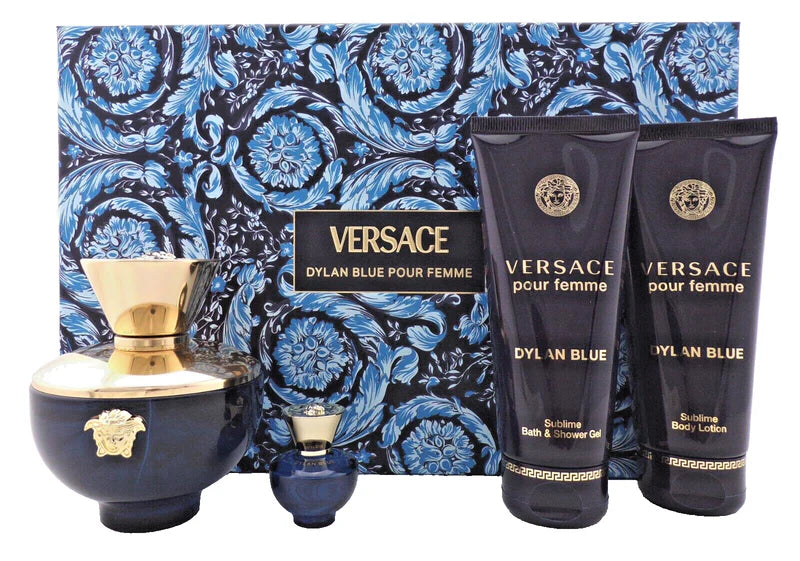 Versace Dylan Blue Eau de Parfum 4-Piece Set
